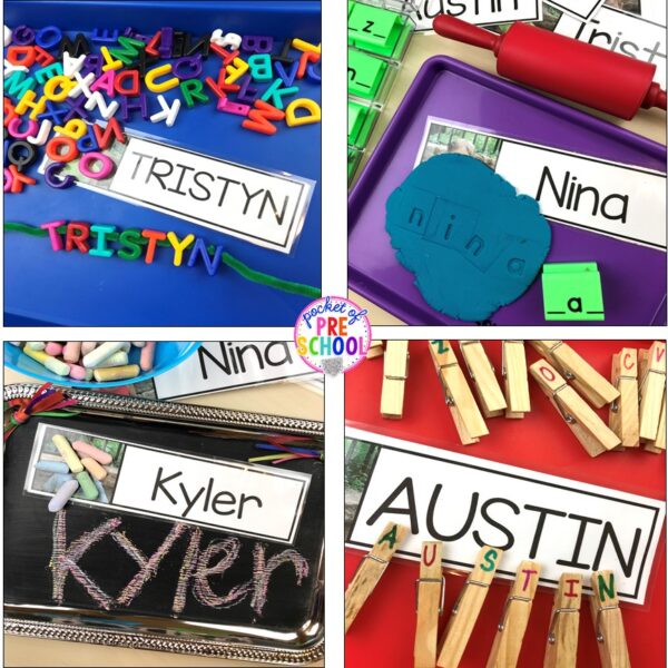 FREE EDITABLE Name Cards to Teach Little Learners their Name - Pocket ...