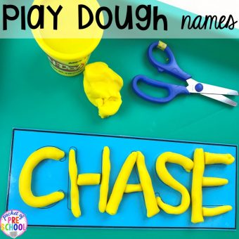 FREE Editable Name Mats - Pocket of Preschool