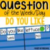 Question of the Day Bundle for Preschool, Pre-K, and Kindergarten ...