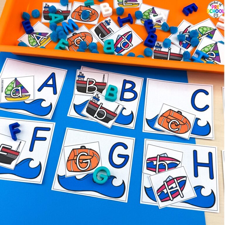 Transportation Math and Literacy Centers for Preschool, Pre-K, and ...