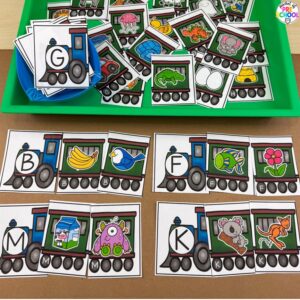 Transportation Math and Literacy Centers for Preschool, Pre-K, and ...