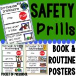 Safety Drills Books & Routine Posters (Earthquake, Tornado, & Intruder ...