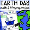 Earth Day Math and Literacy Centers for Preschool, Pre-K, and ...