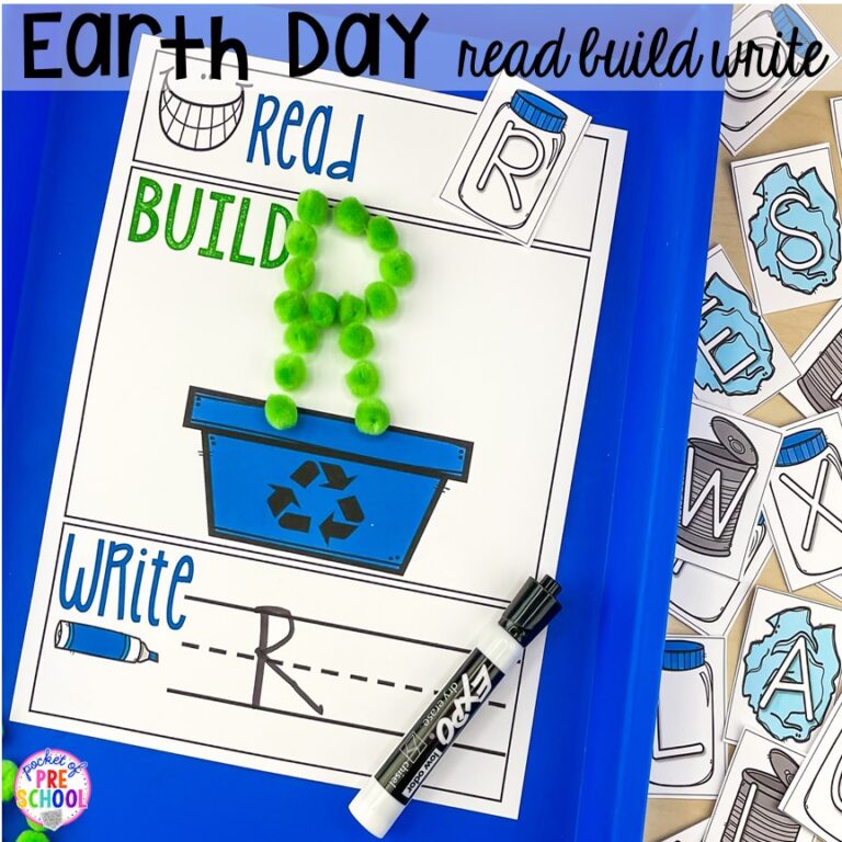 Earth Day Centers and Activities (FREE Earth Day Vocab Posters ...