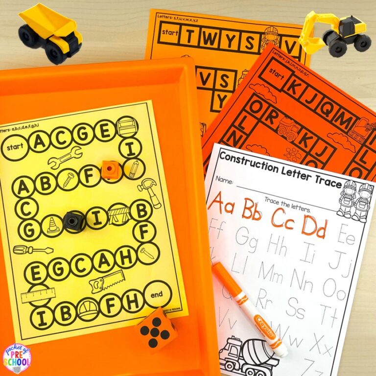 Community Helpers Math and Literacy Centers for Preschool, Pre-K, and ...