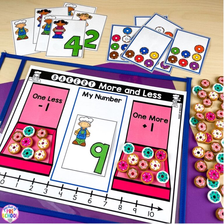 Community Helpers Math and Literacy Centers for Preschool, Pre-K, and ...