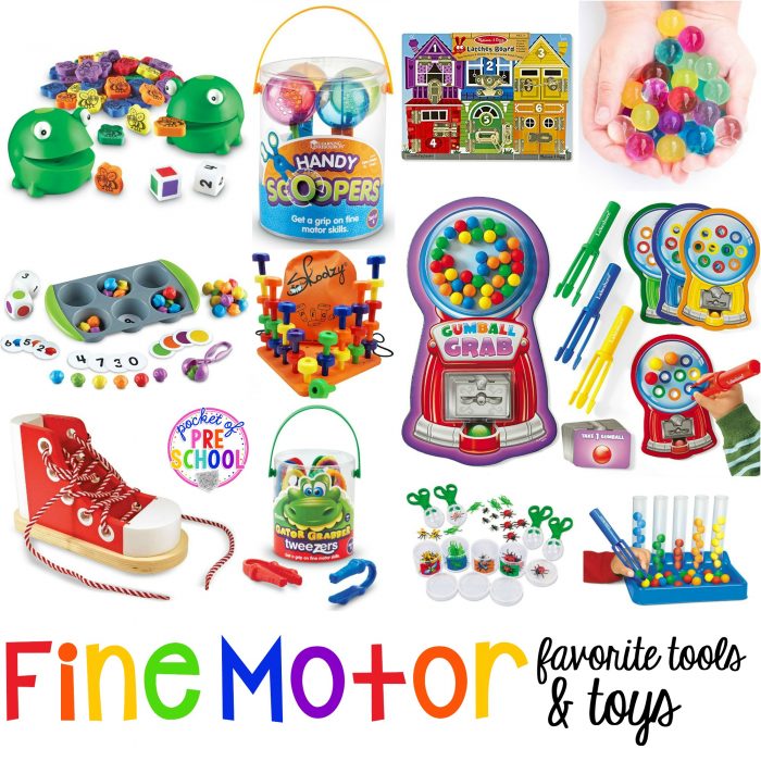 Favorite Fine Motor Tools & Toys for Preschool & Kindergarten - Pocket ...