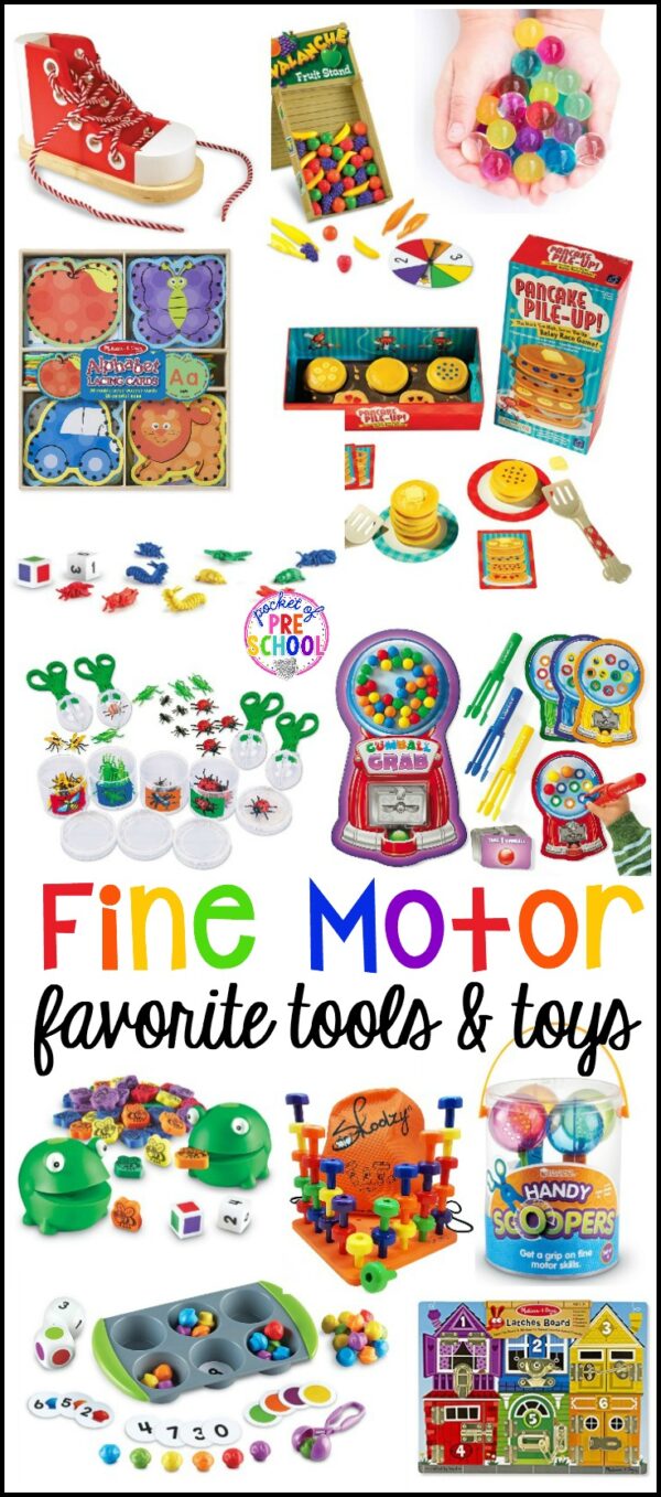 Favorite Fine Motor Tools & Toys for Preschool & Kindergarten - Pocket ...