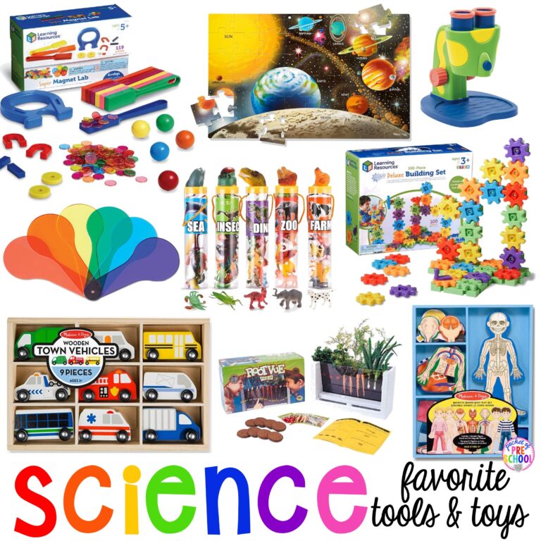 Favorite Science Tools and Toys for Preschool and Kindergarten - Pocket ...