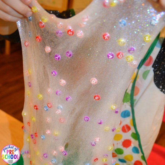 Letter Slime for Little Learners - Pocket of Preschool