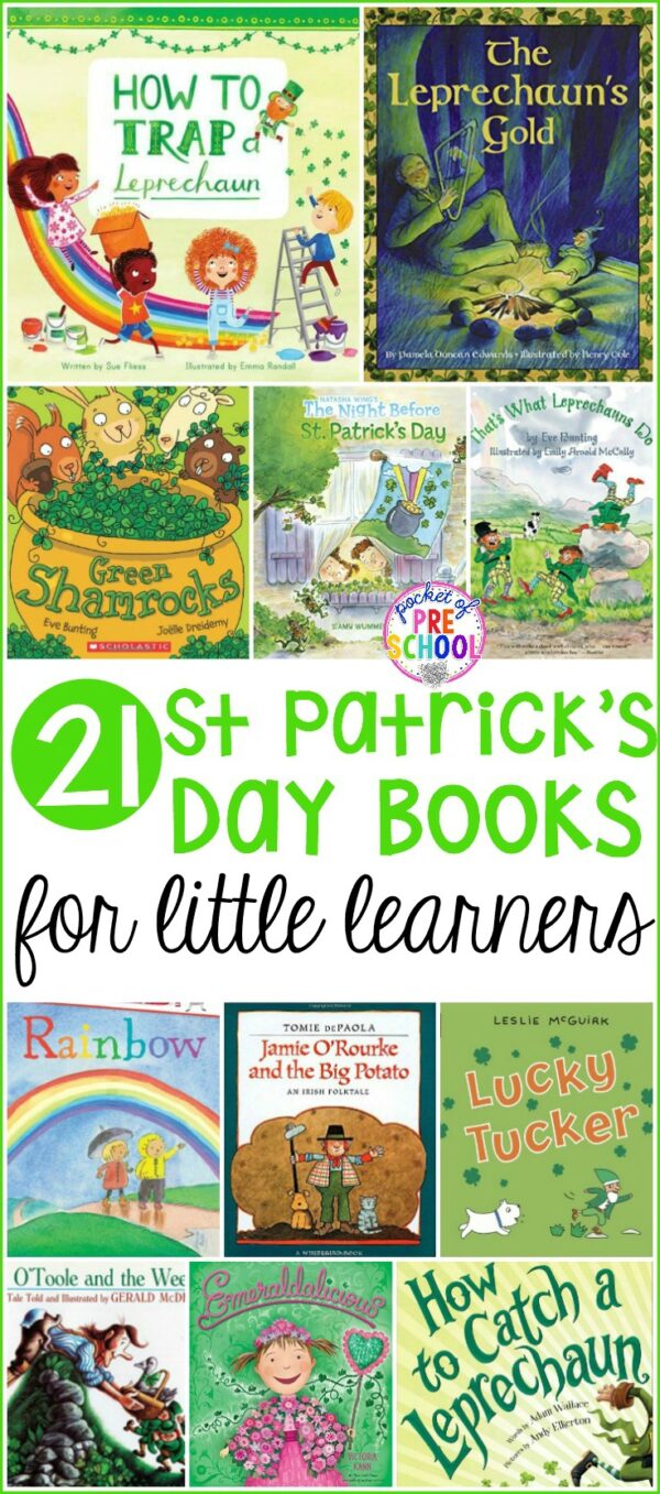 St. Patrick's Day Books for Little Learners - Pocket of Preschool