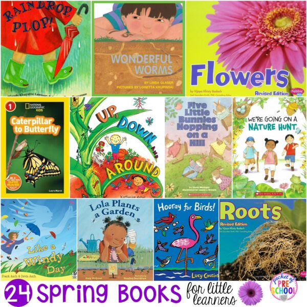 Spring Books for Little Learners - Pocket of Preschool