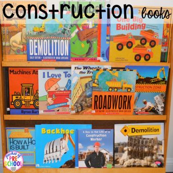 Construction Themed Activities & Centers for Little Learners - Pocket ...