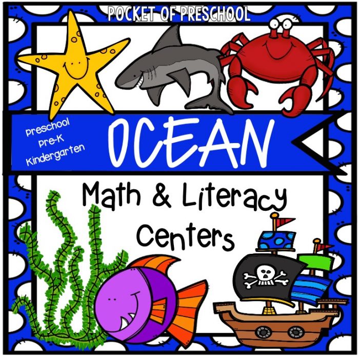 Ocean math and literacy centers - Pocket of Preschool