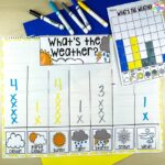 Weather Math and Literacy Centers for Preschool, Pre-K, and ...