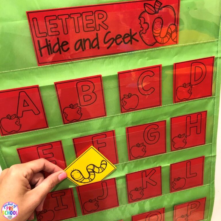 Apples Math and Literacy Centers for Preschool, Pre-K, and Kindergarten ...