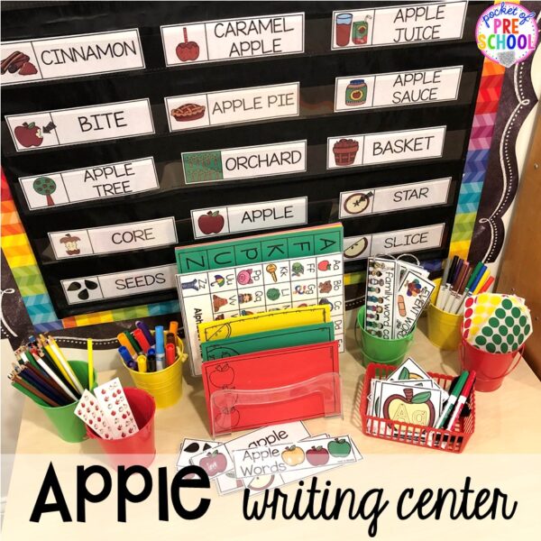 Apple Activities and Centers for Little Learners - Pocket of Preschool