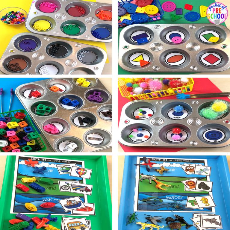 Graphing and Sorting for Preschool, Pre-K, and Kindergarten - Pocket of ...