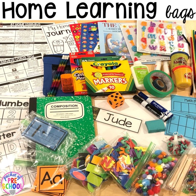 Take Home Learning Bags - Pocket of Preschool