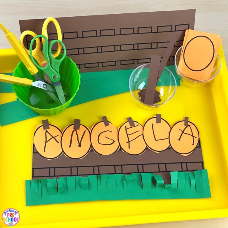 Pumpkin Math and Literacy Centers for Preschool, Pre-K, and ...