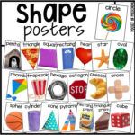 2D Shape & 3D Shape Posters with Real Photographs - Pocket of Preschool
