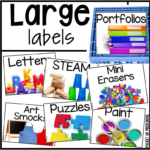 Full Page, Crate Large Classroom Labels with Real Photographs - Pocket ...