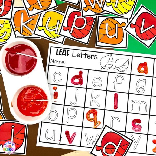 Seasons Alphabet Activities using Letter Cards (Fall, Winter, Spring ...