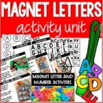 Magnet Letter & Number Activities with Activity Book - Pocket of Preschool