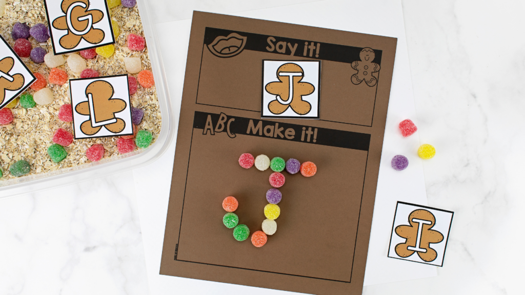 winter letter cards - Pocket of Preschool