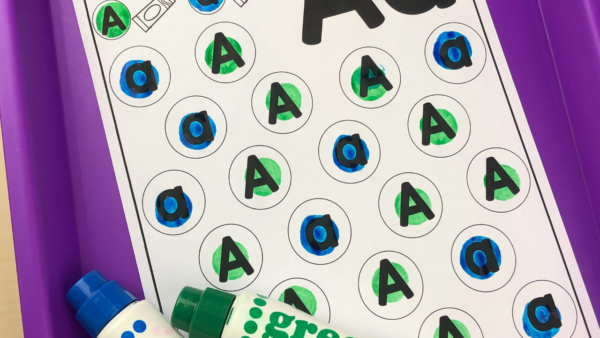 Letter Dot It Worksheets - Pocket of Preschool