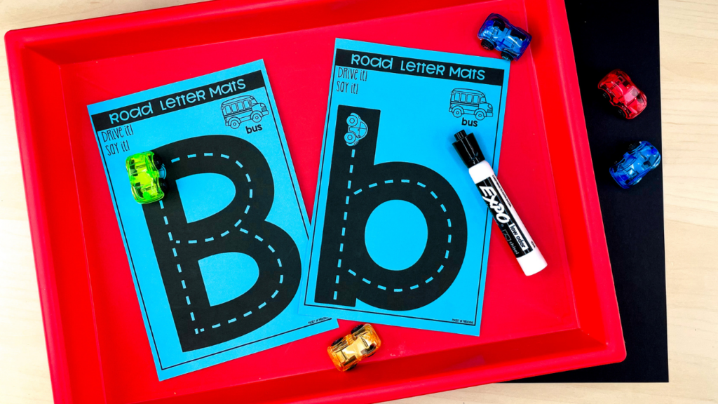 Road Letter Mats - Pocket of Preschool