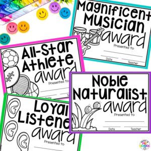 End of the Year Awards EDITABLE for Preschool, TK, Pre-K, Kindergarten ...