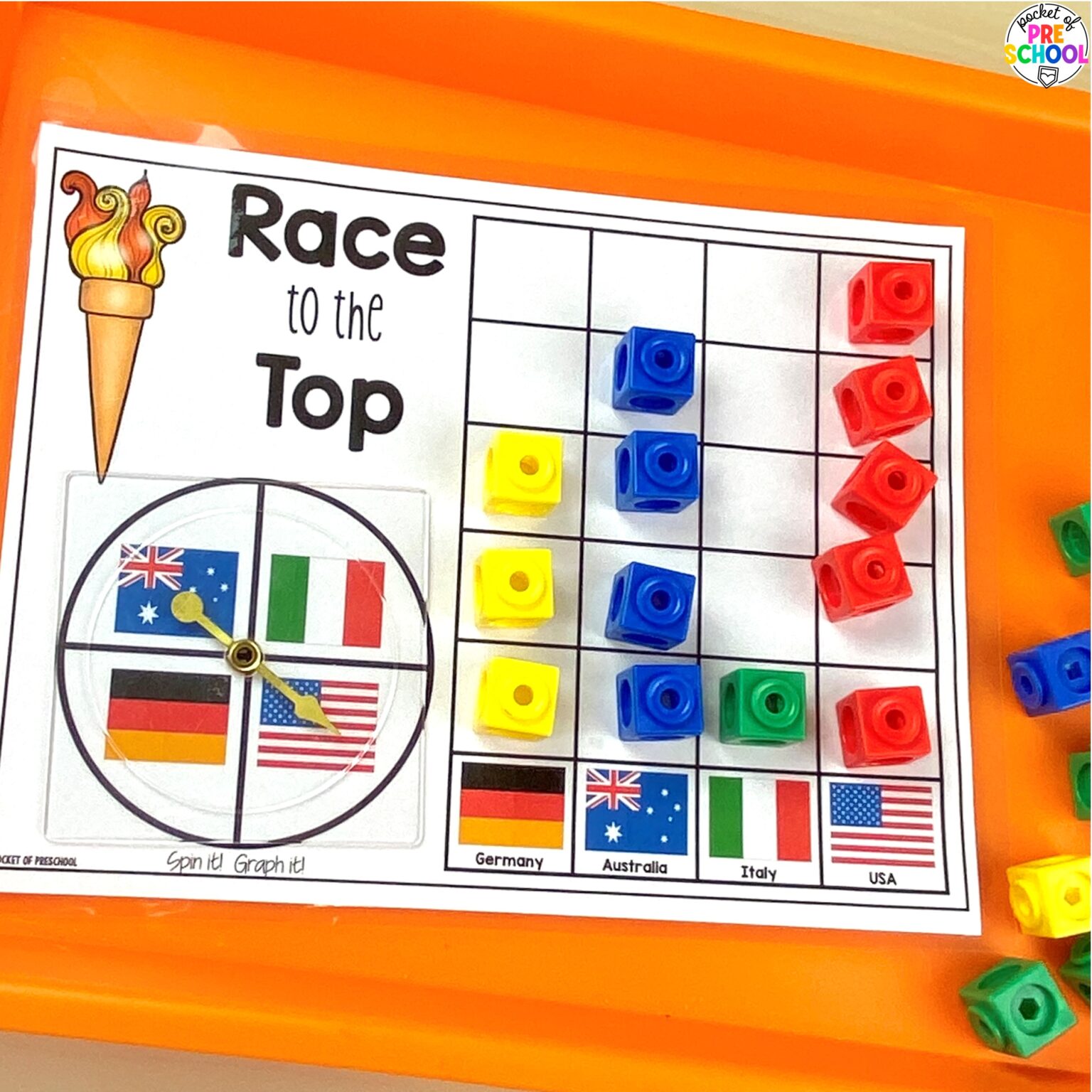 Summer Sports Games Math and Literacy Centers Preschool, Pre-K ...