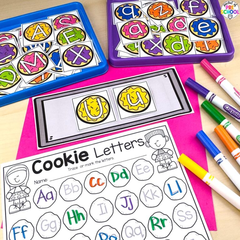 Bakery and Sweets Math and Literacy Centers for Preschool, Pre-K, and ...