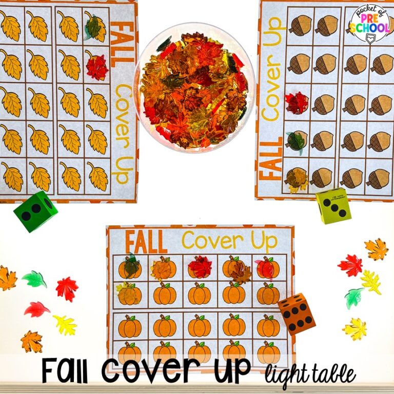 11 Fall Light Table Activities for Preschool, Pre-K, and Kindergarten ...