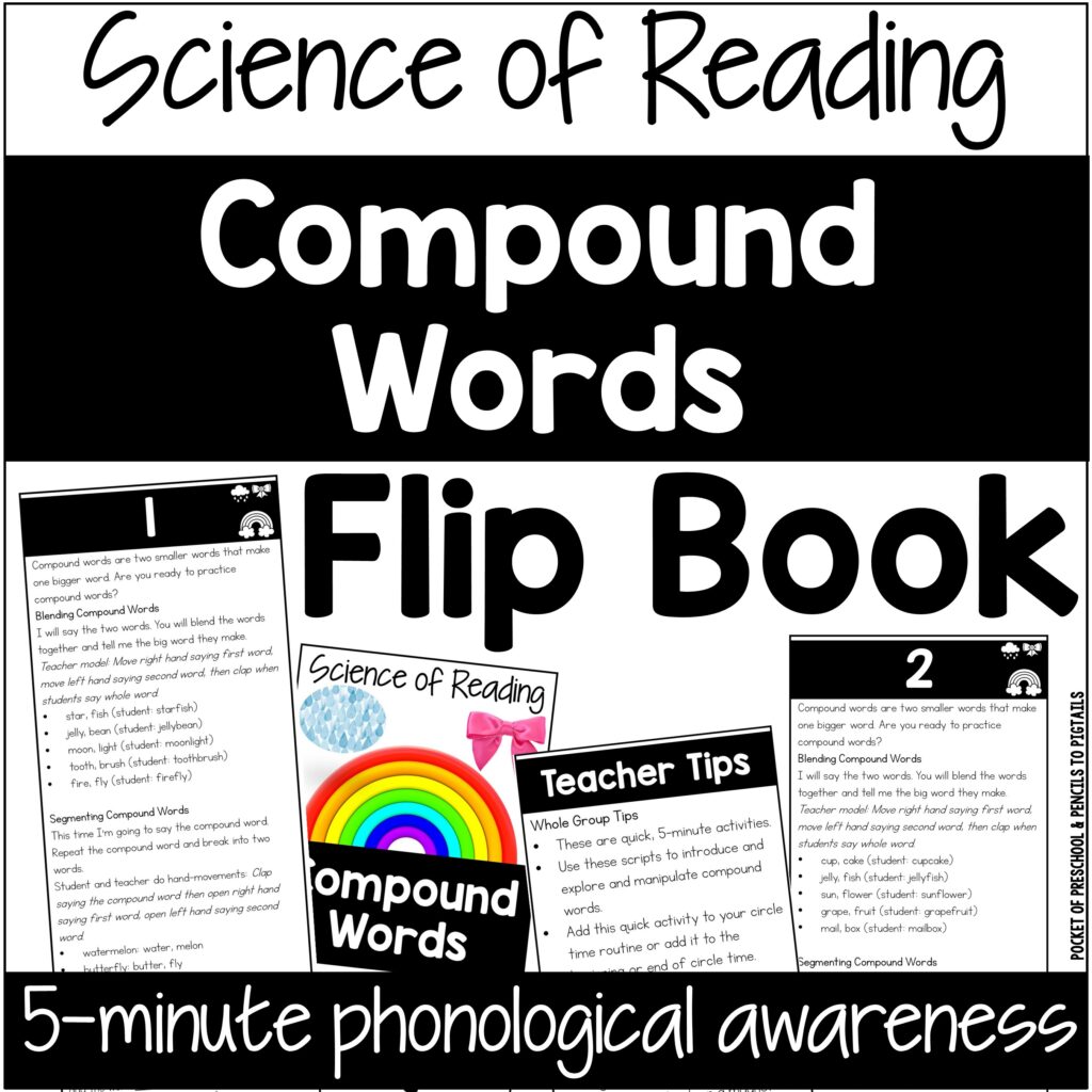 Phonemic Awareness & Phonological Awareness Flip Books BUNDLE - Science ...