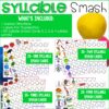 Syllables Dough Smash Activity for Preschool, Pre-K, and Kindergarten ...