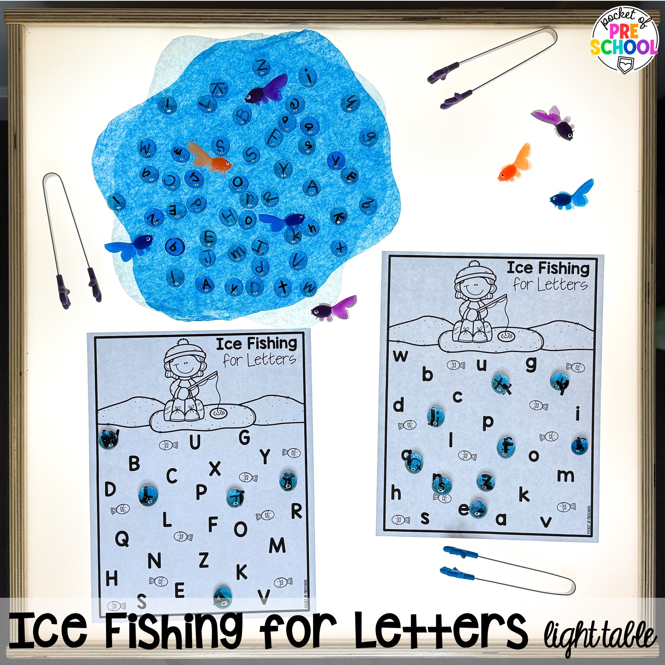 Winter Light Table Activities for Preschool, Pre-k, and Kindergarten ...