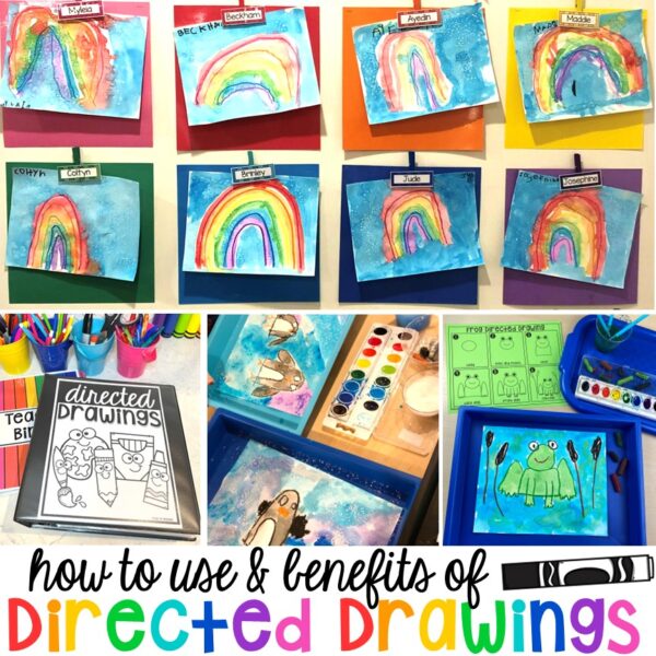 Animal Directed Drawings for Preschool, Pre-K, & Kindergarten - Pocket ...