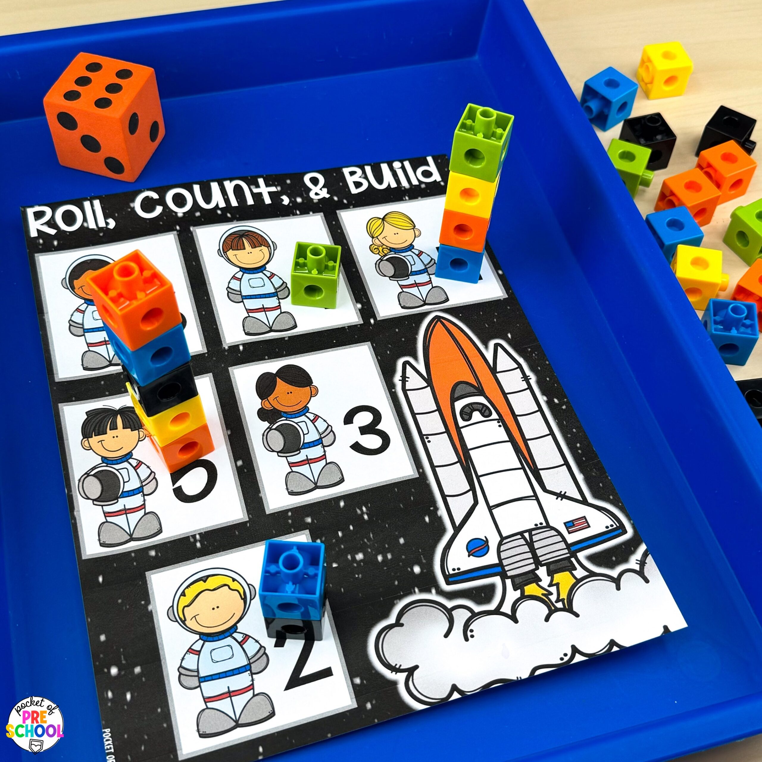 Space Math And Literacy Centers Preview Pocket Of Preschool Space Math And Literacy Centers Preview Pocket Of Preschool