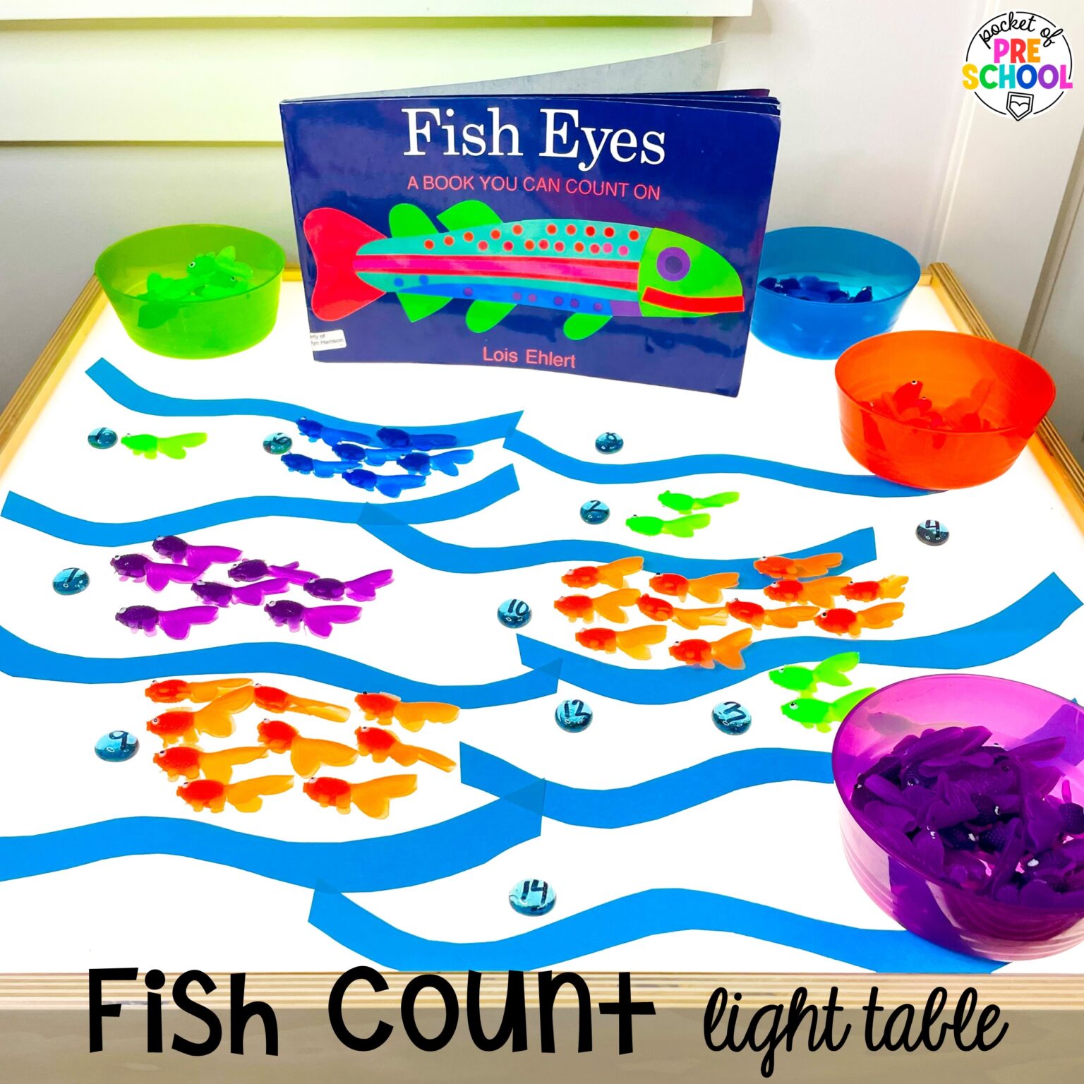 Summer Light Table Activities for Preschool, Pre-k, and Kindergarten ...