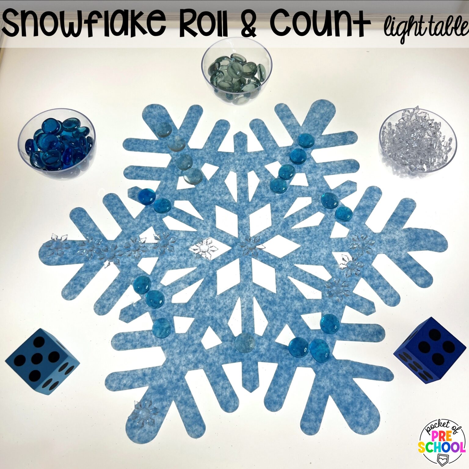 Winter Light Table Activities for Preschool, Pre-k, and Kindergarten ...