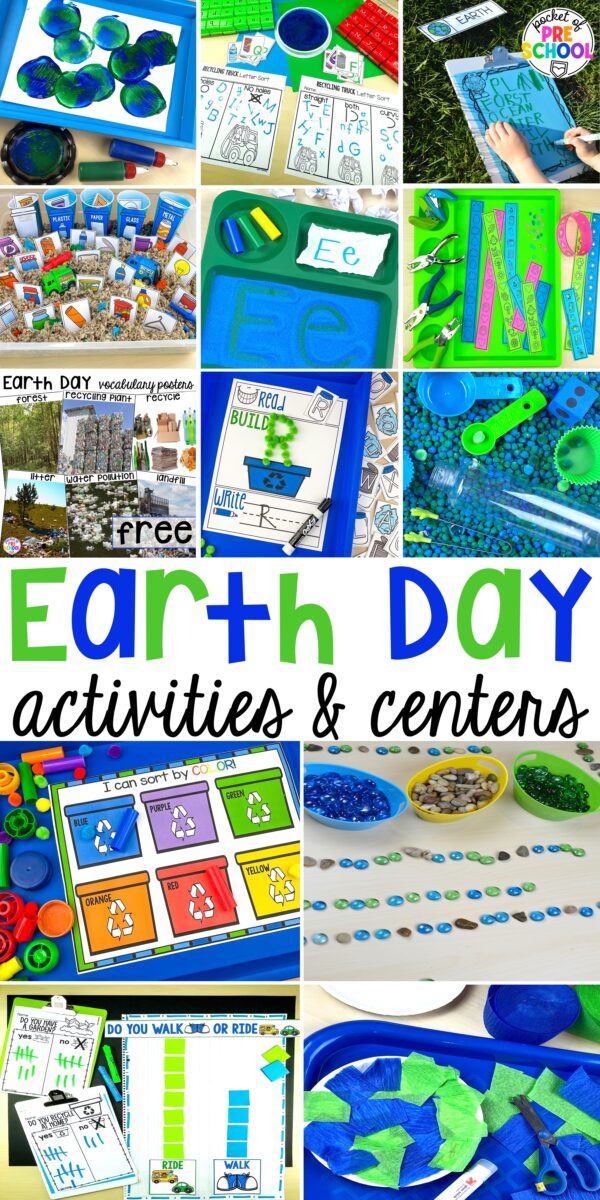 earth day long slides - Pocket of Preschool