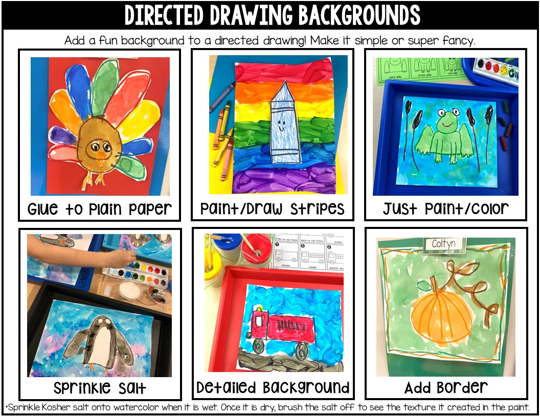 Directed Drawings for Preschool, Pre-K, & Kindergarten: Benefits and ...
