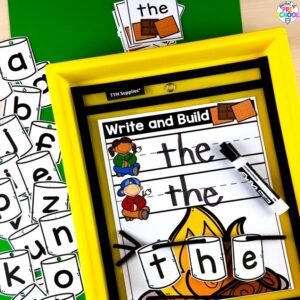 Camping Math and Literacy Centers for Preschool, Pre-K, and ...