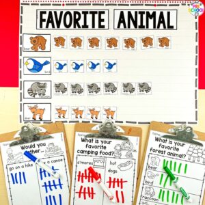 Camping Math and Literacy Centers for Preschool, Pre-K, and ...
