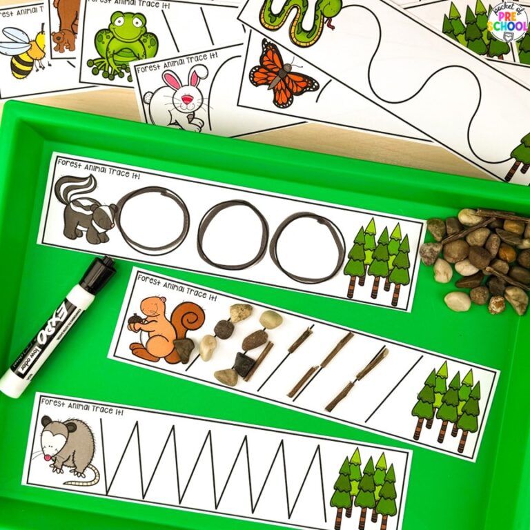 Camping Math and Literacy Centers for Preschool, Pre-K, and ...