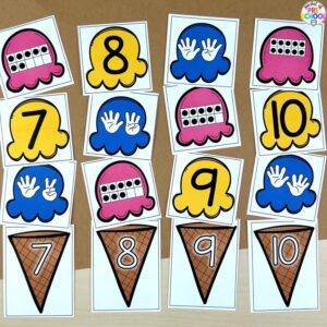 Ice Cream Math and Literacy Centers for Preschool, Pre-K, and ...