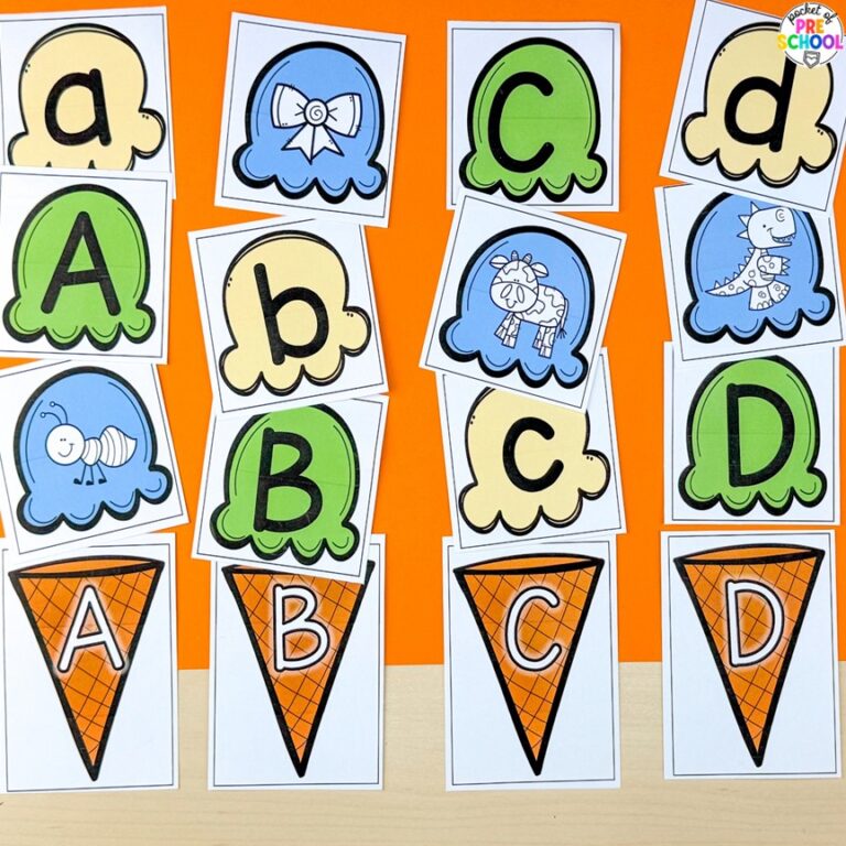 Ice Cream Math and Literacy Centers for Preschool, Pre-K, and ...