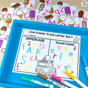 Ice Cream Math and Literacy Centers for Preschool, Pre-K, and ...